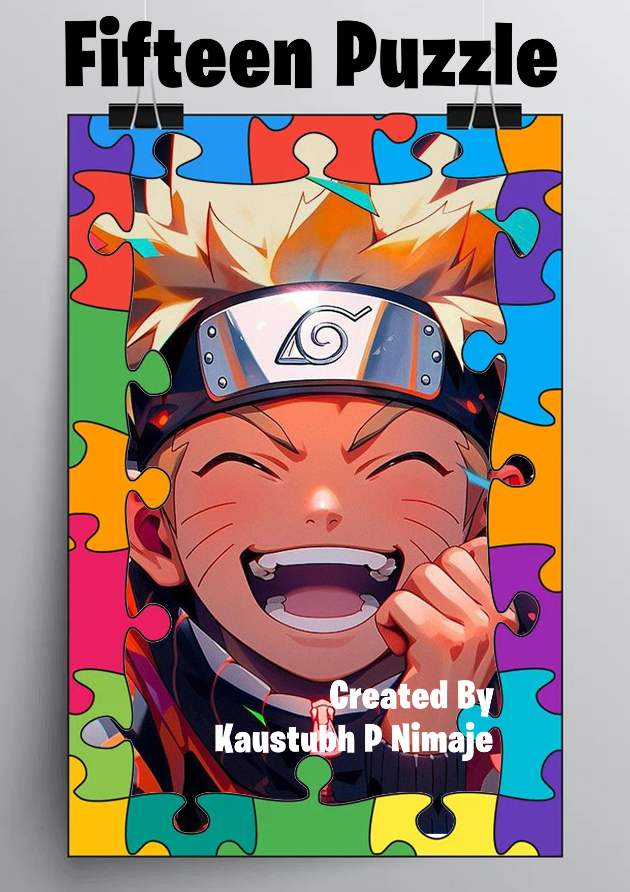 Fifteen Puzzle by Kaustubh P. Nimaje