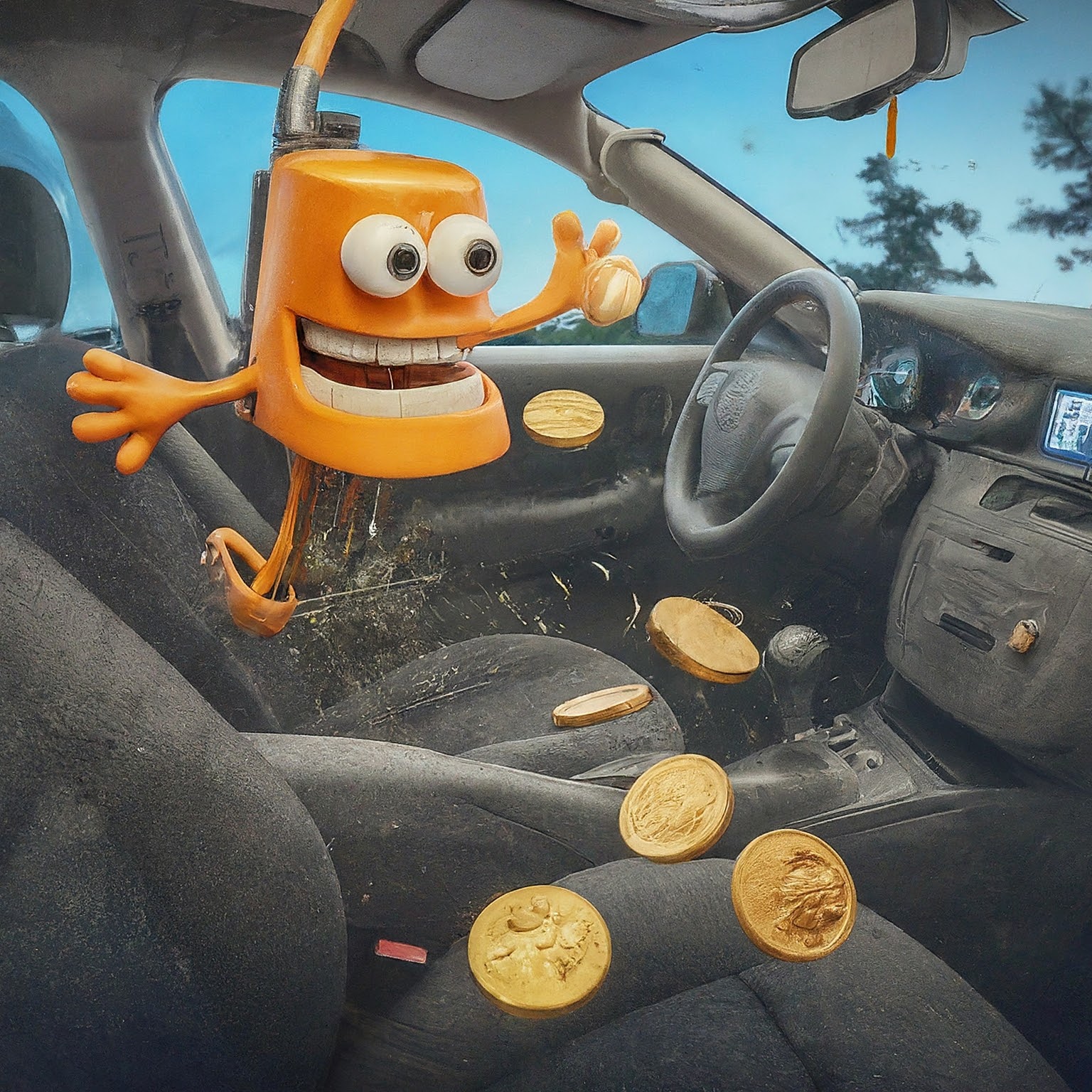 Tidy Zipper (3d car coin hunt) by Mrpough