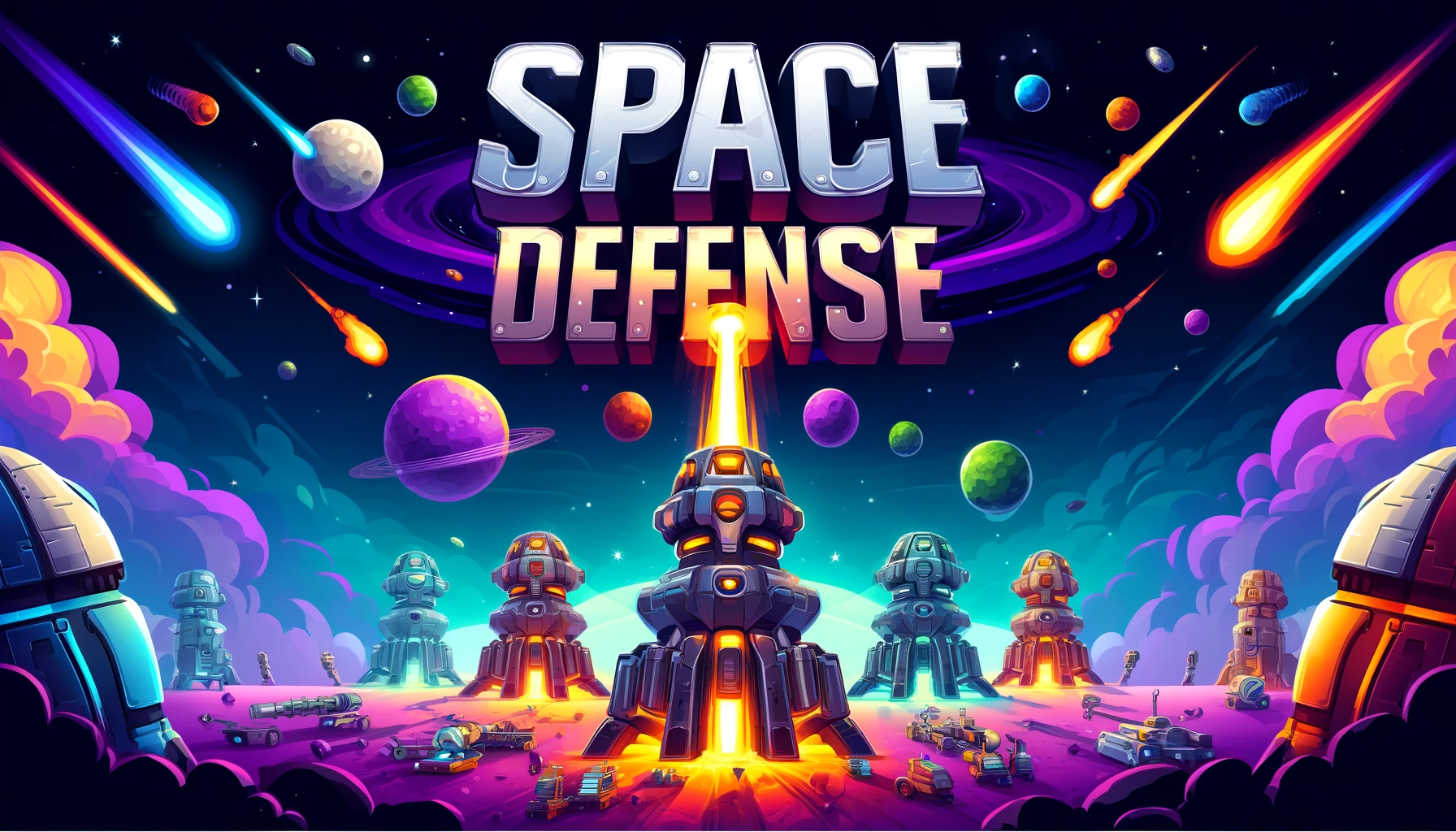 Space Defense (Tower Defense) by Cali Game Jam