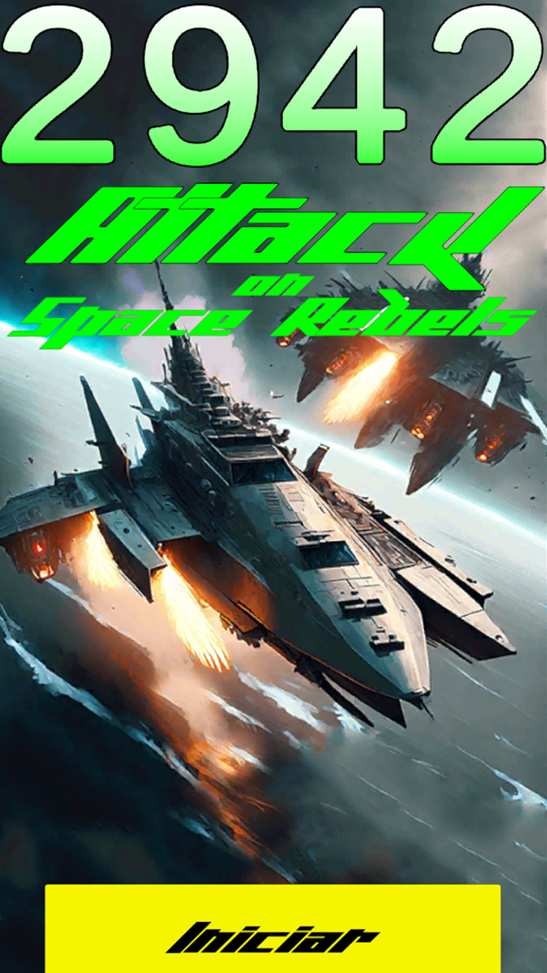 2942 Attack On Space Rebels (1942 Space Shooter) by FRSR2020DESIGN