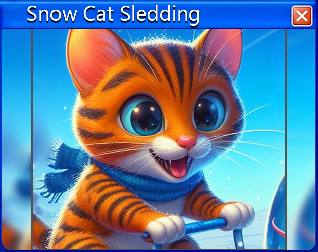 Snow Cat Sledding by batuhxd