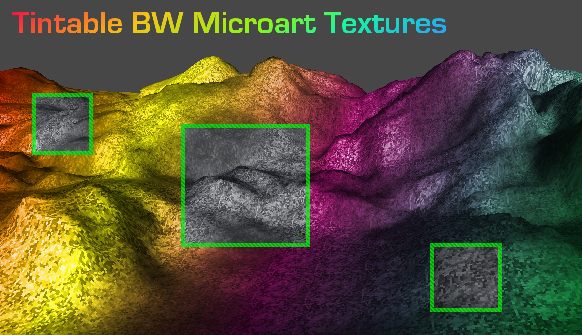 BW Microart 32px Seamless Textures Megapack by Reactorcore