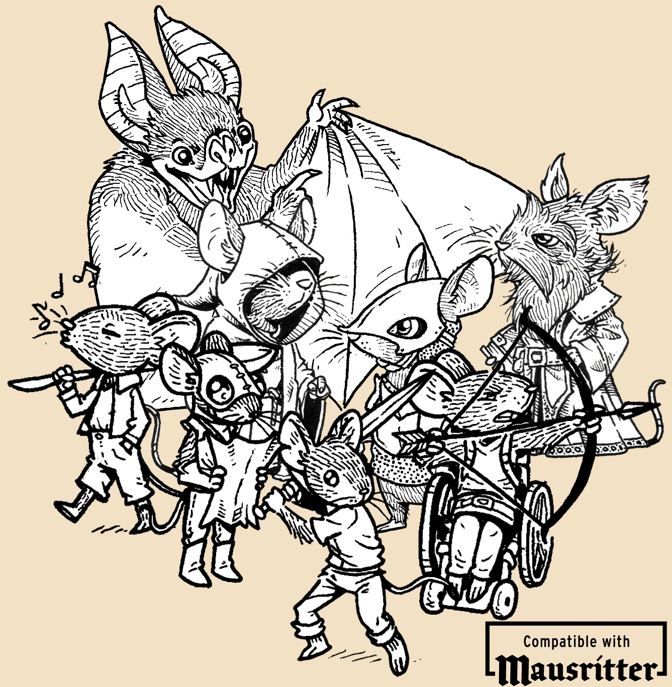 Adventuring Mice by A Frank