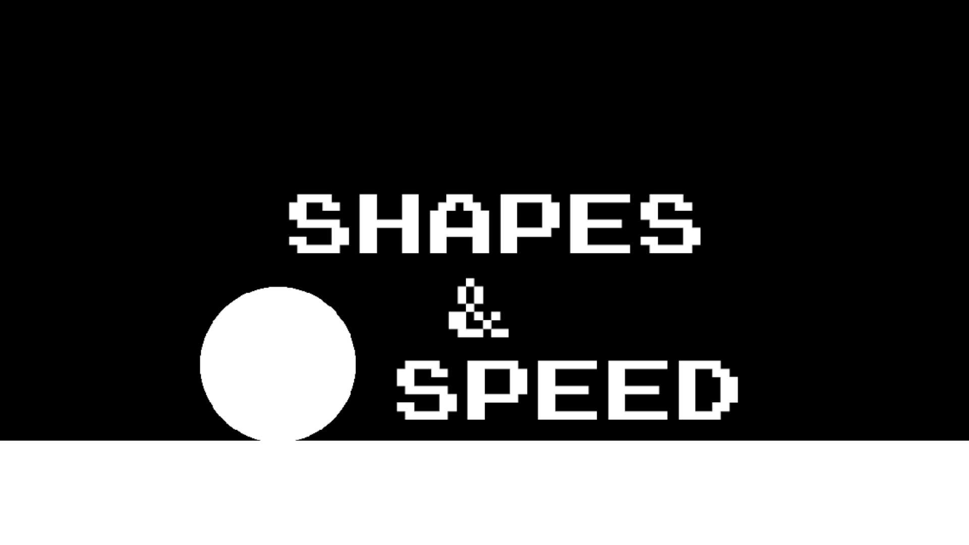 Shapes & Speed by Tempest88 for 1-BIT JAM #3 - itch.io