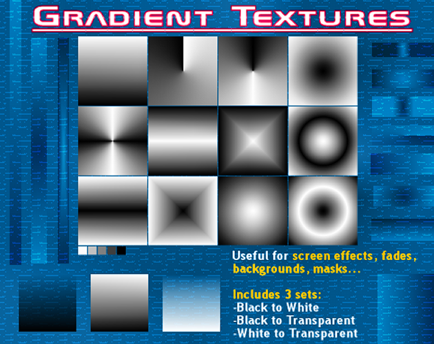Simple Gradient Textures 128px by Reactorcore