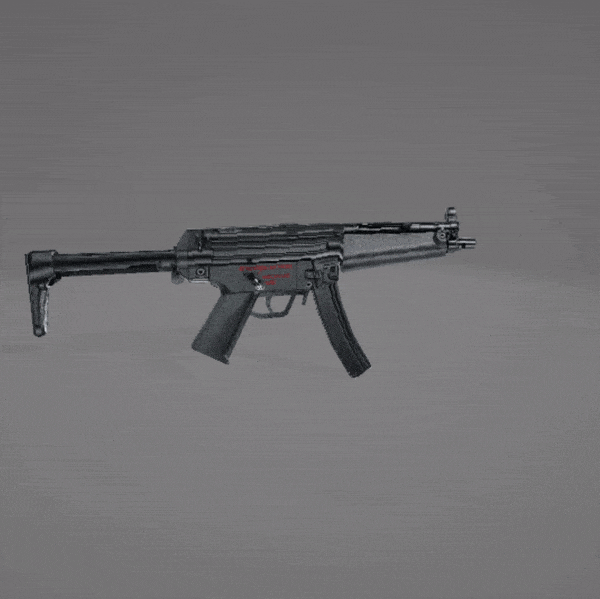PSX style MP5 Model by Plewr