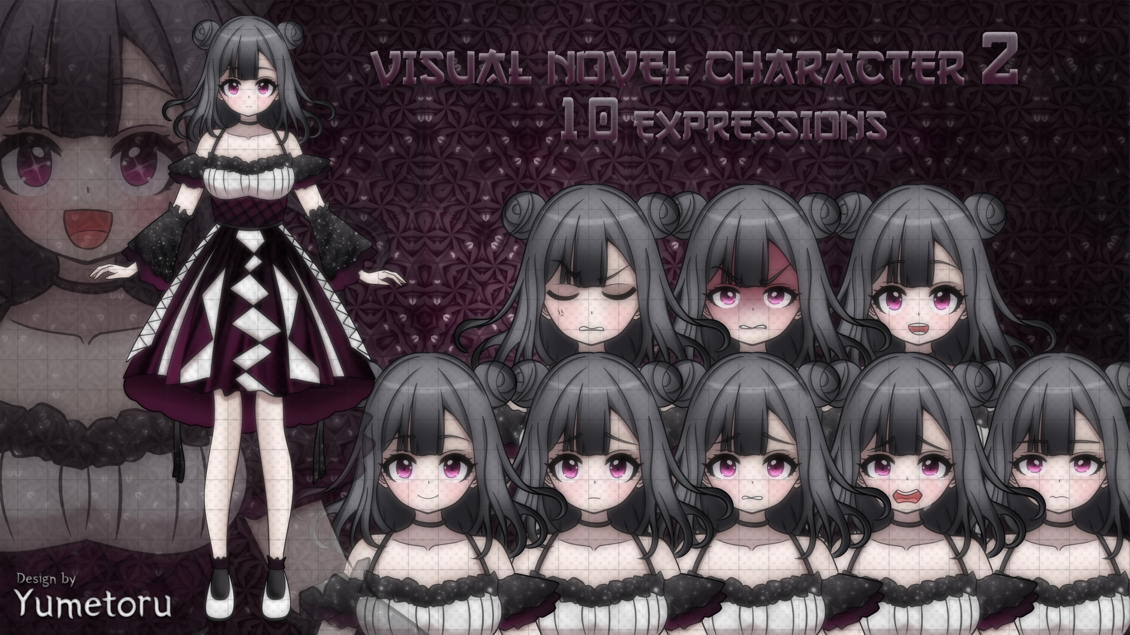 Visual Novel Character #2 by Yumetoru