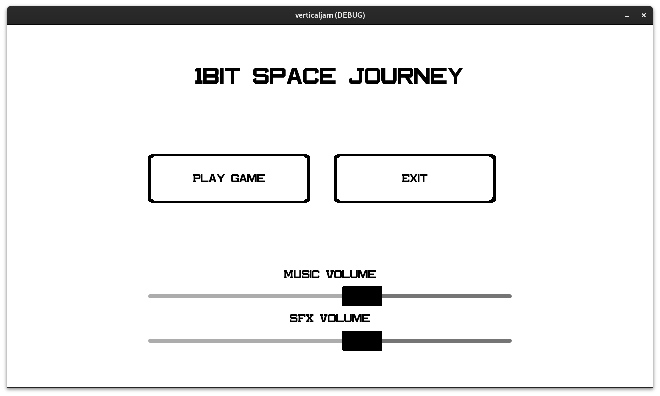 1Bit Space Journey by vanAndesen for Vertical Jam (8 Bits to Infinity #42) - itch.io