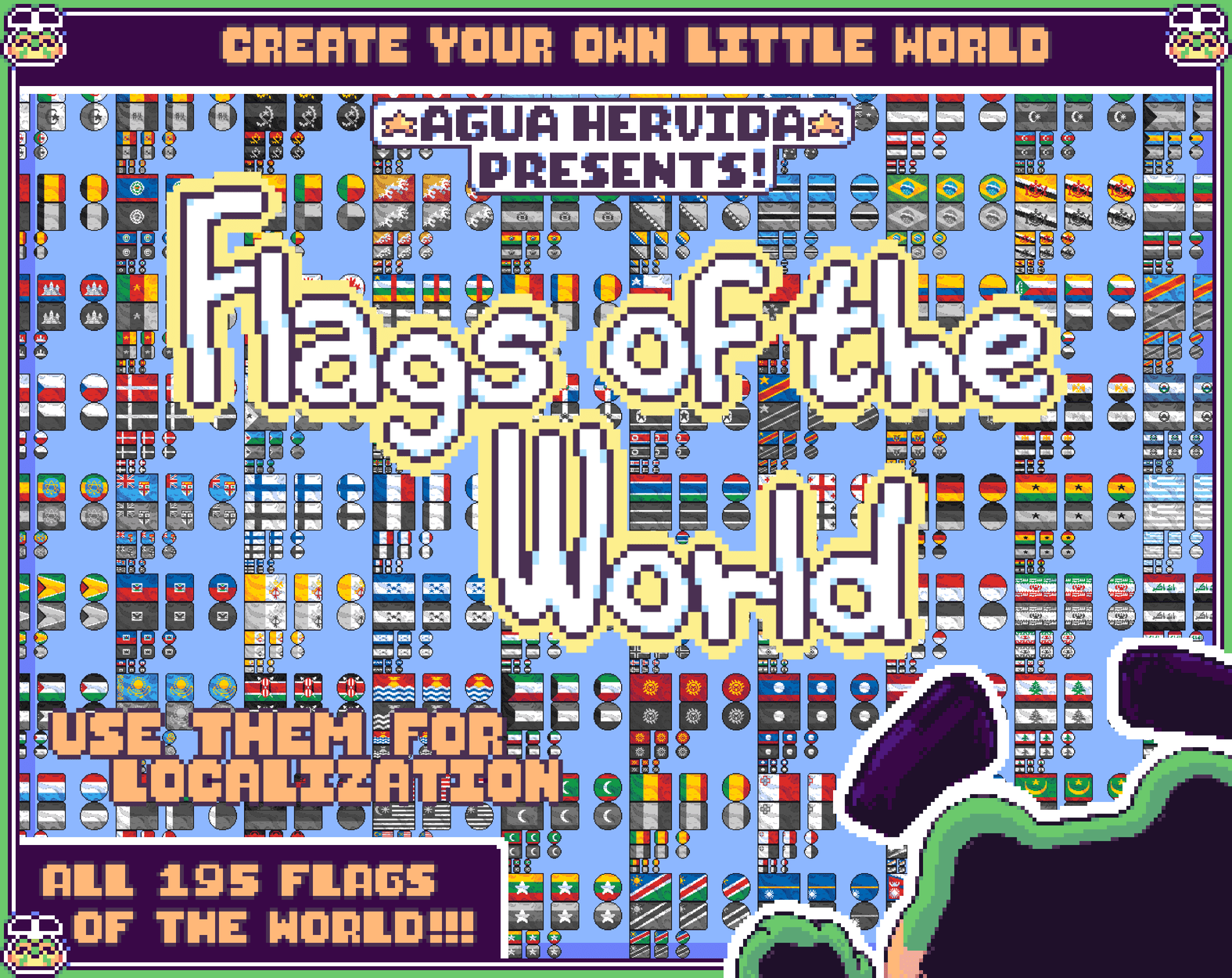 Pixel Flags by Agua's Swamp