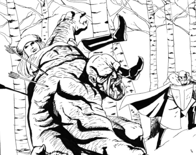 Snow Battle Stock Art by Felipemuky