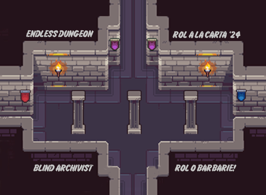 Endless Dungeon Card by Blind Archivist