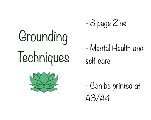 Grounding Techniques Zine by Taran Draws