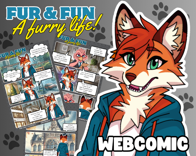 [EN] FUR & FUN - A furry life! (webcomic) by LIARTES