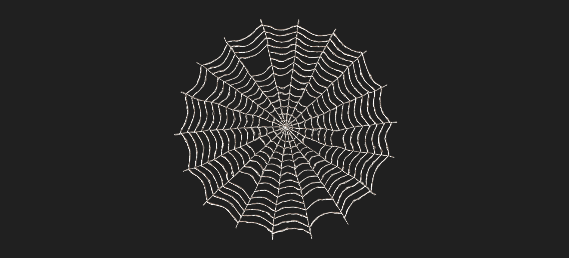 Customizable Cobweb Material by Thomas Meerkat
