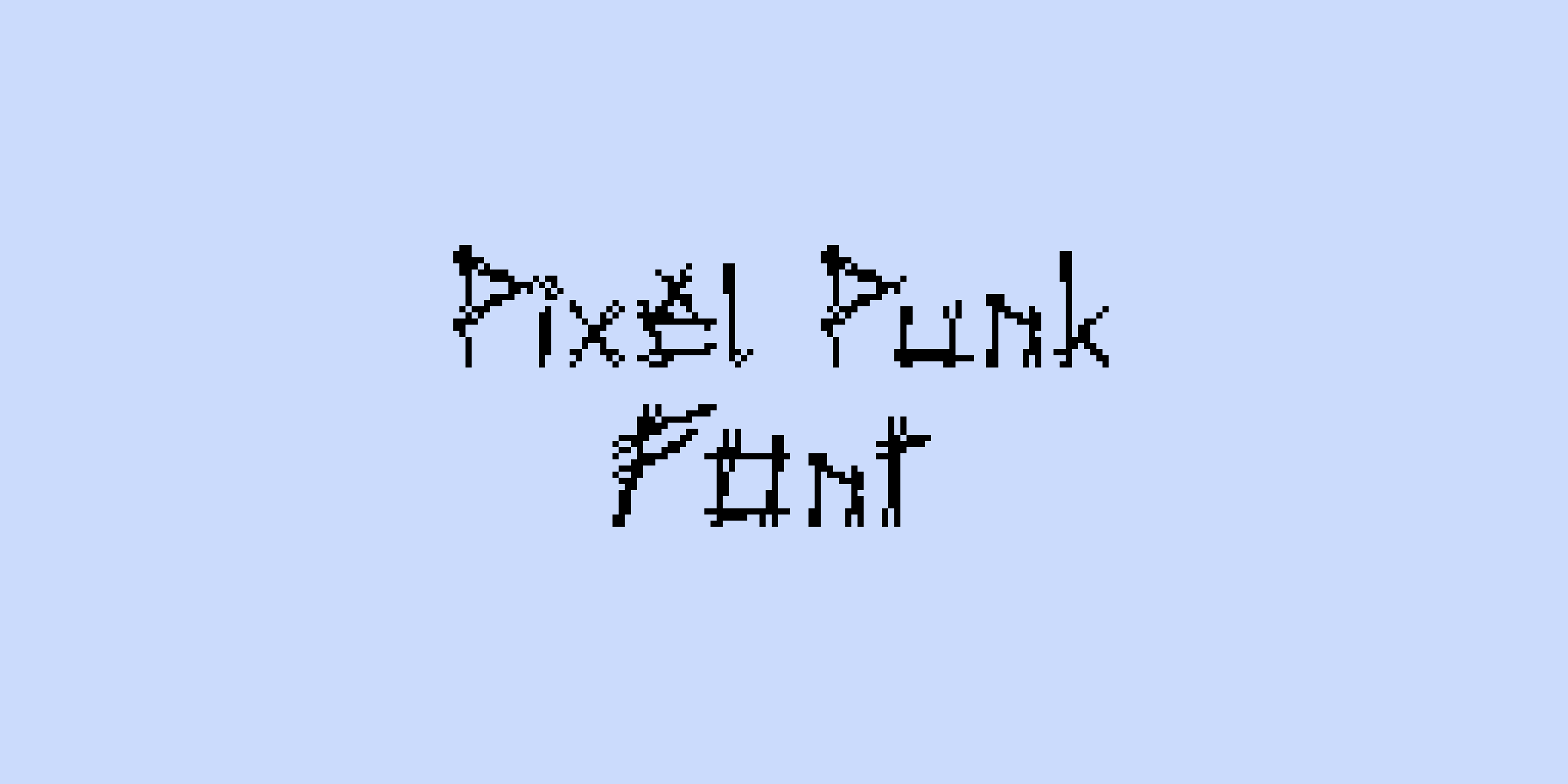 Pixel Punk Font by JadedTwin