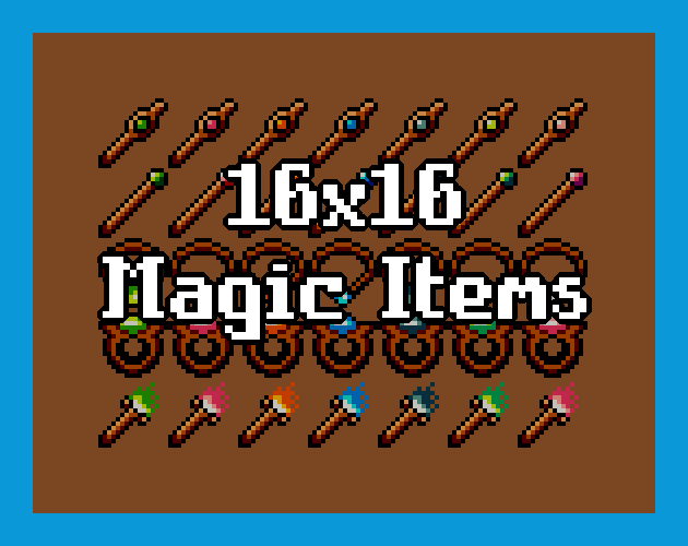 Pixel Magic Items by Mr.Pixelz