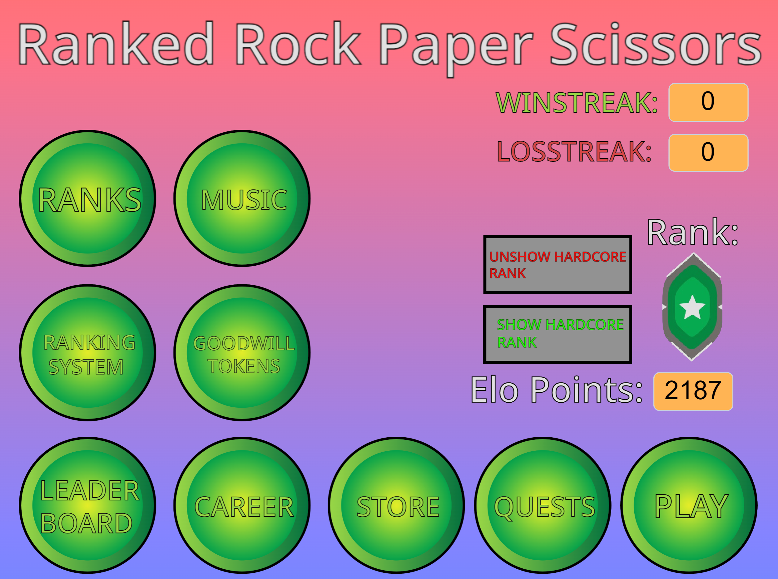 Ranked Rock Paper Scissors by votoxplayz