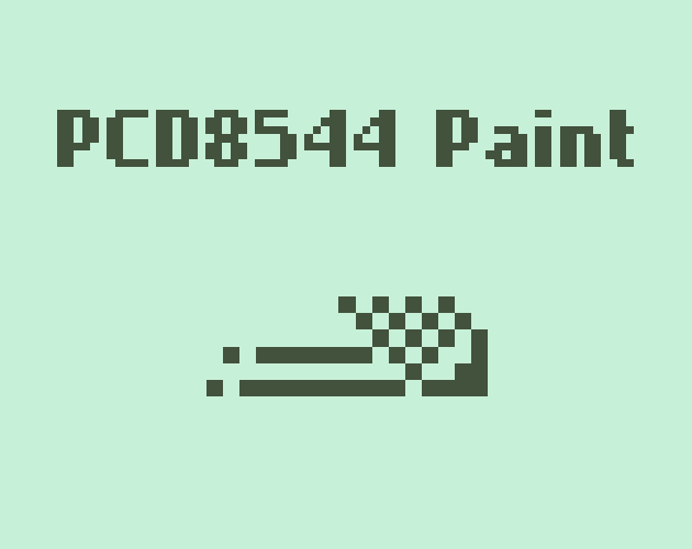 PCD8544 Paint by Kyuchumimo