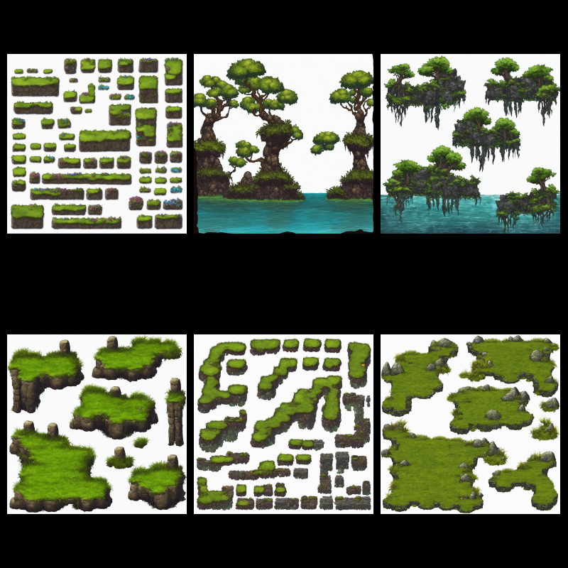 Big Spring Biome 1 Bundle of Game Assets by Pixel Game Resources