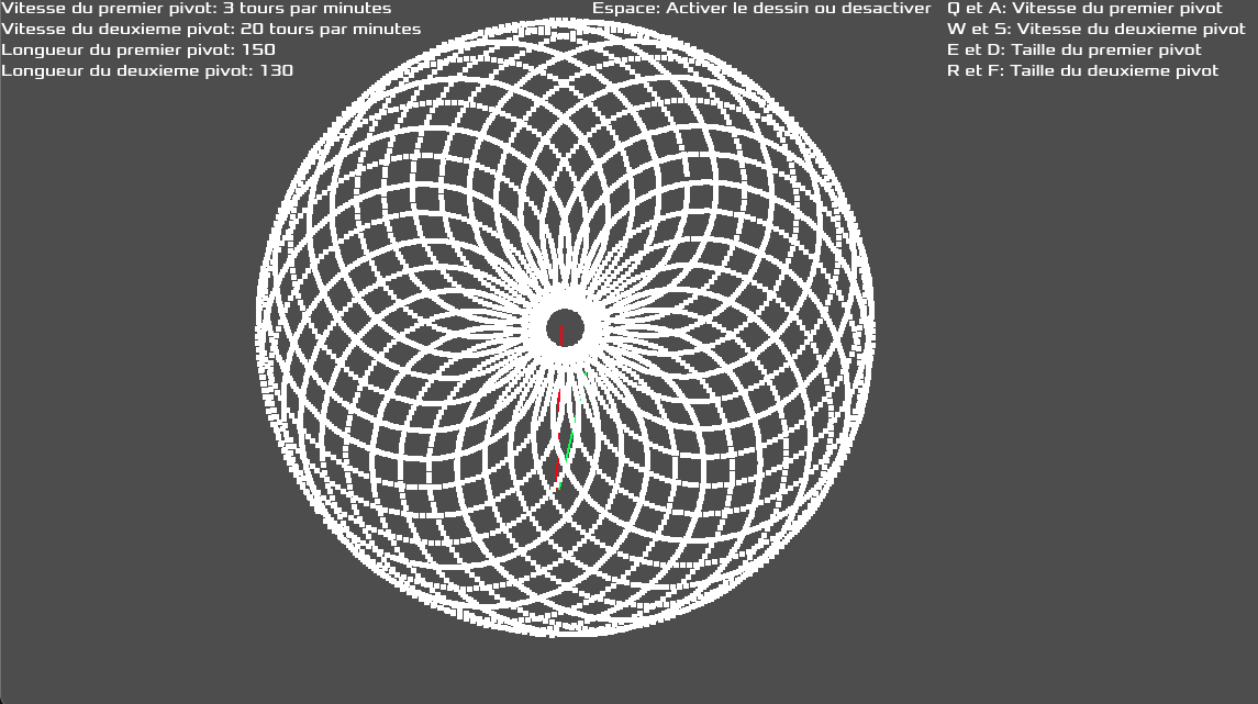 Spirograph simulator by chip the patate