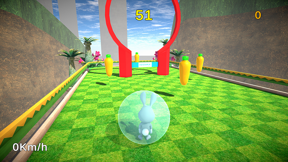 Mega Rabbit Ball - Physics Test Demo by Rose Tinted Games
