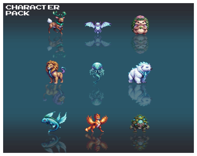 Character Pack [Pixel Art] by Art Heisenberged