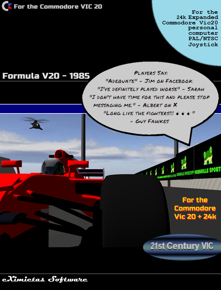 Formula V20 1985 - Commodore Vic20 +24k by huffelduff