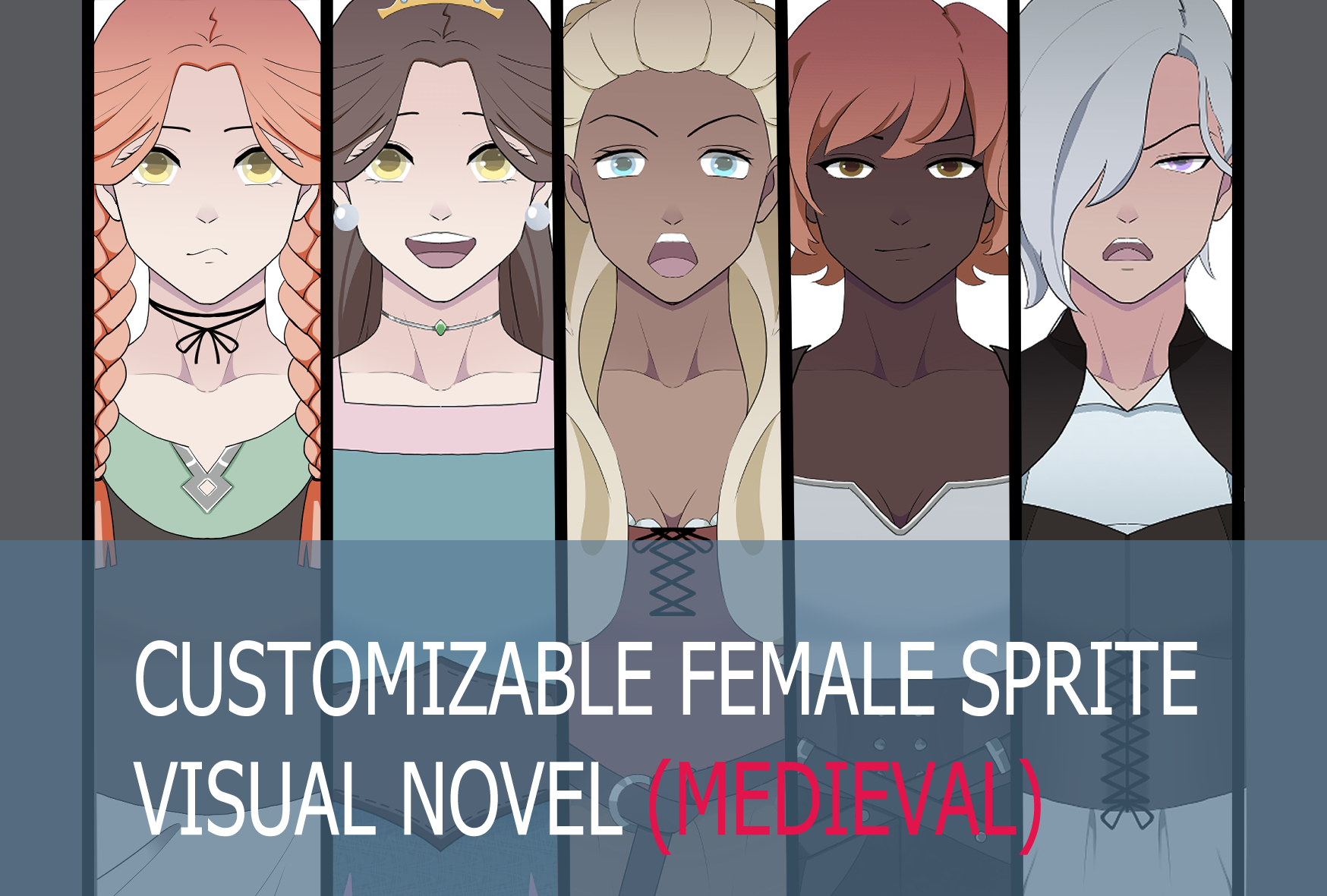 Visual Novel Sprites (MEDIEVAL) by Chulang by Chulagames