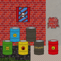 Purple Retro Sprites by Hevedy