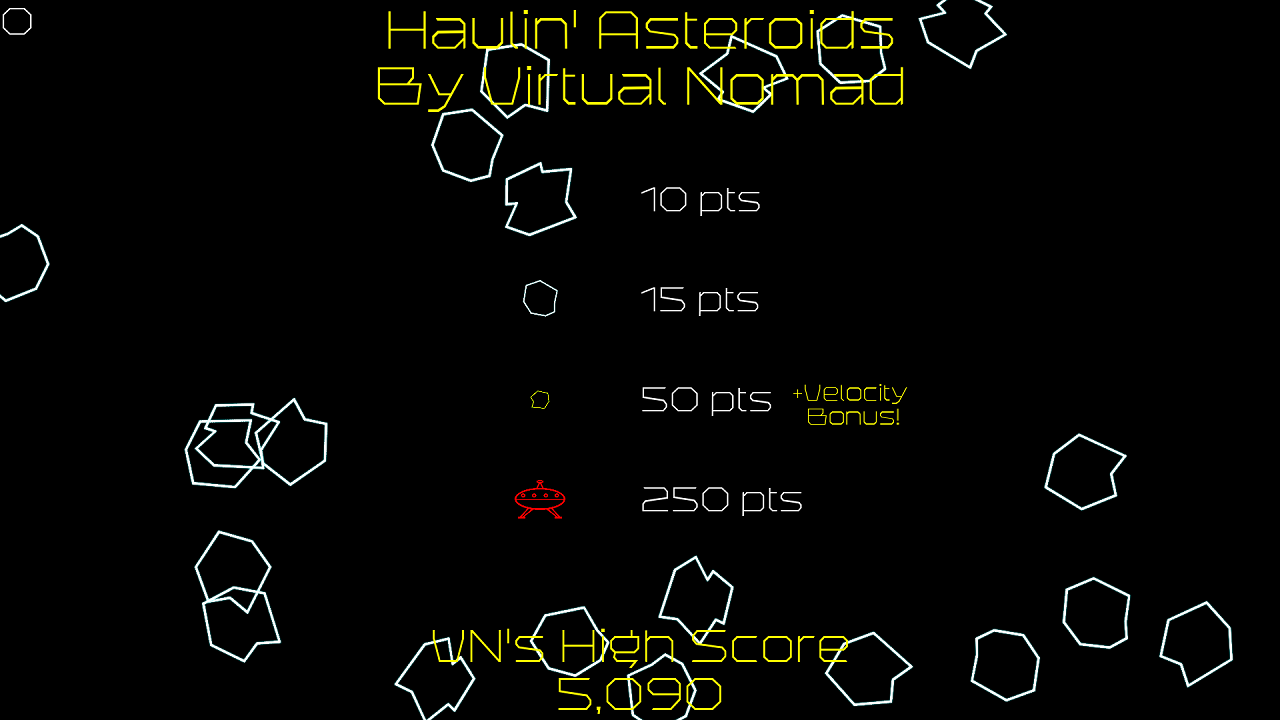 Haulin Asteroids By Virtual Nomad Ando265