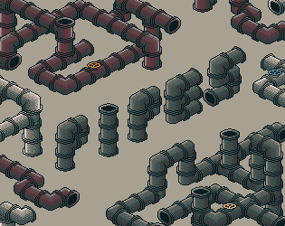 Isometric Pipes by Darkmoonfire