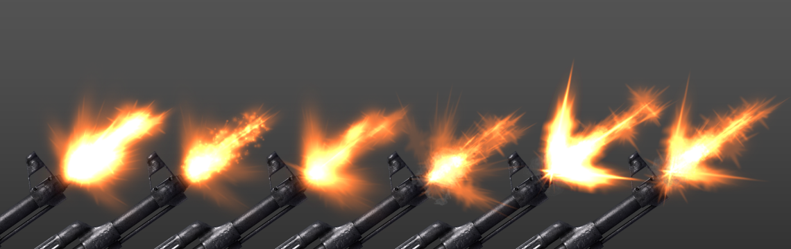 Animated Muzzle Flash Pack 2 by Castor Studios