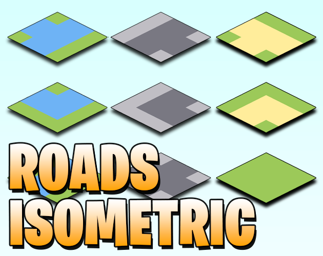 Isometric Roads and Terrain System by PabloGameDev