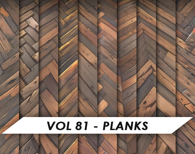 Stylized Textures – Vol 81 – Planks by oleekconder