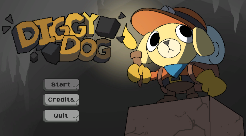 Diggy Dog by lazykeys, TinyFern