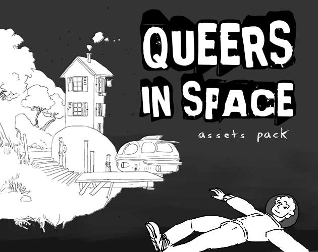 Queers in space assets by Axell