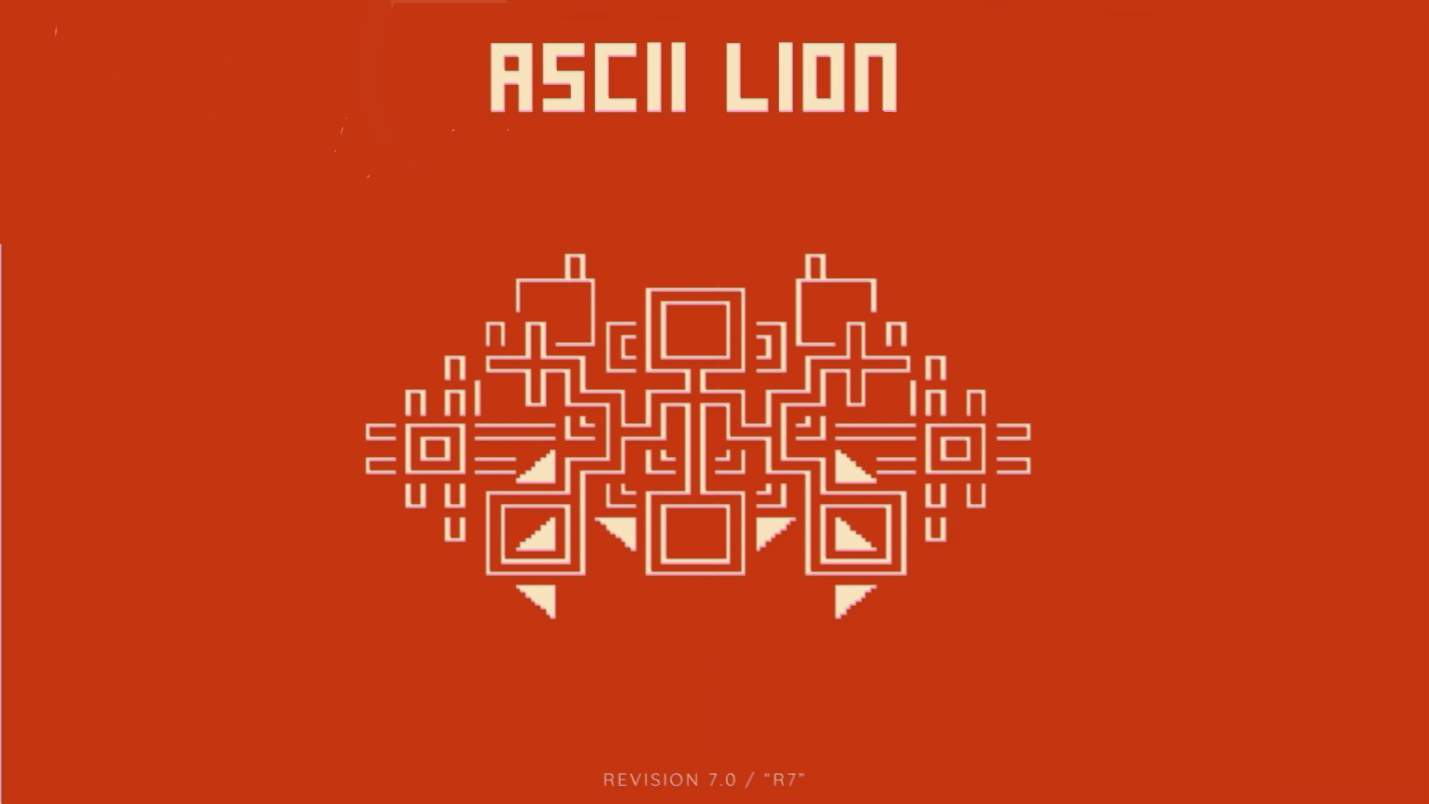 ASCII LION by Abstract Lion (CML VISUAL LABS LTD.)