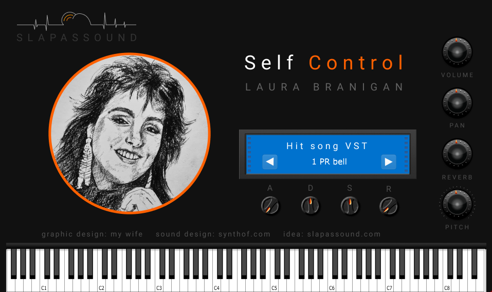 Laura Branigan - Self Control | Free Cover VST by SlapAsSound