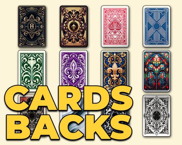 Card Backs : Designs for Card Games by PabloGameDev
