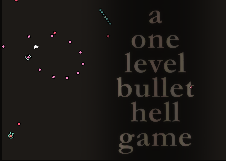 a one level bullet hell game by spike