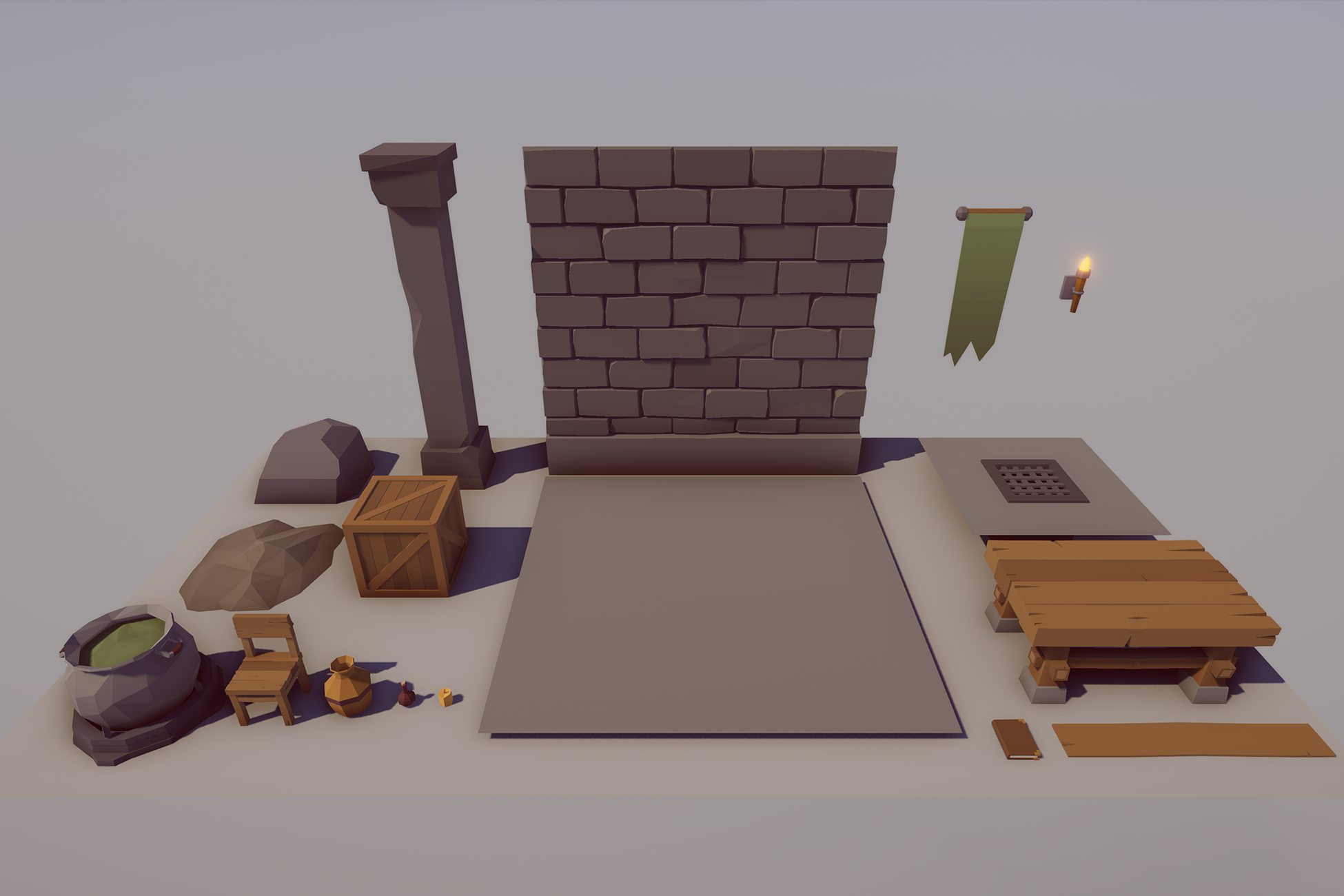 Low Poly Dungeons Lite by JustCreate3D