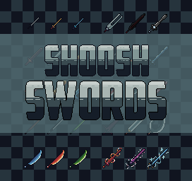 Shoosh 32x32 Pixel-Art Sword Set by Shoosh