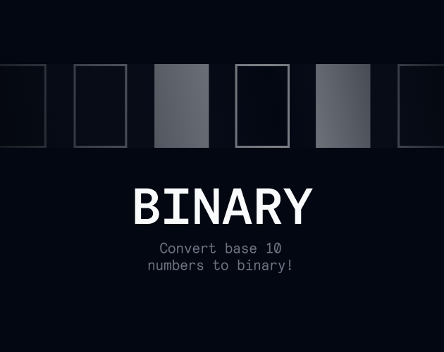 ACAD415 final — Binary by acyhuang