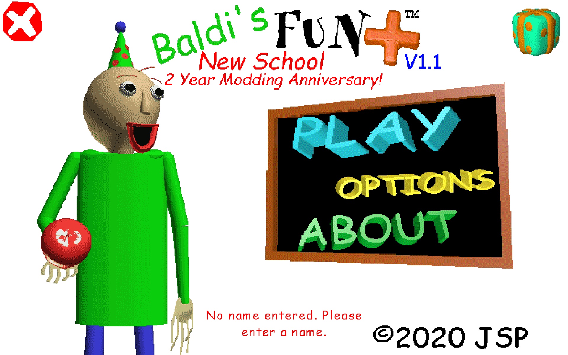 Baldi's Fun New School Plus 2 Year Modding Anniversary Android by Baldi ...