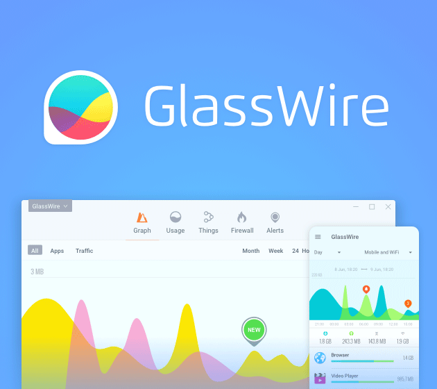 GlassWire Security Firewall & Network Monitor by glasswire