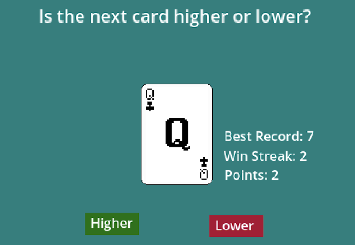 Higher Or Lower?! by Weizz Games