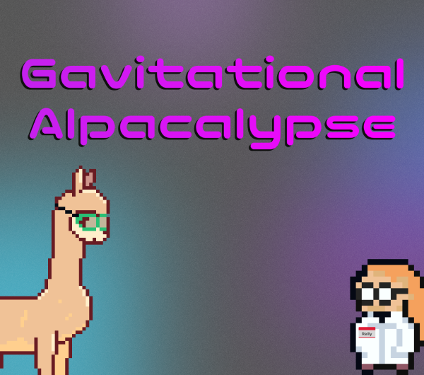 Gravitational Alpacalypse by Evan Sellers