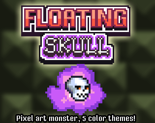Floating Skull Enemy by unTied Games