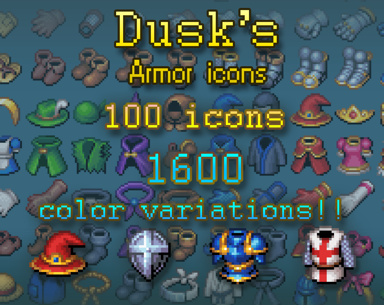 Dusk's Armor Icons (24x24) by Dusk Games