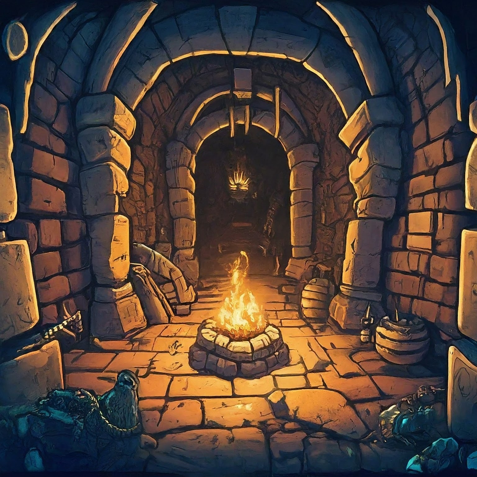 Free CC0 Dungeon Backgrounds Pack by The Outlander
